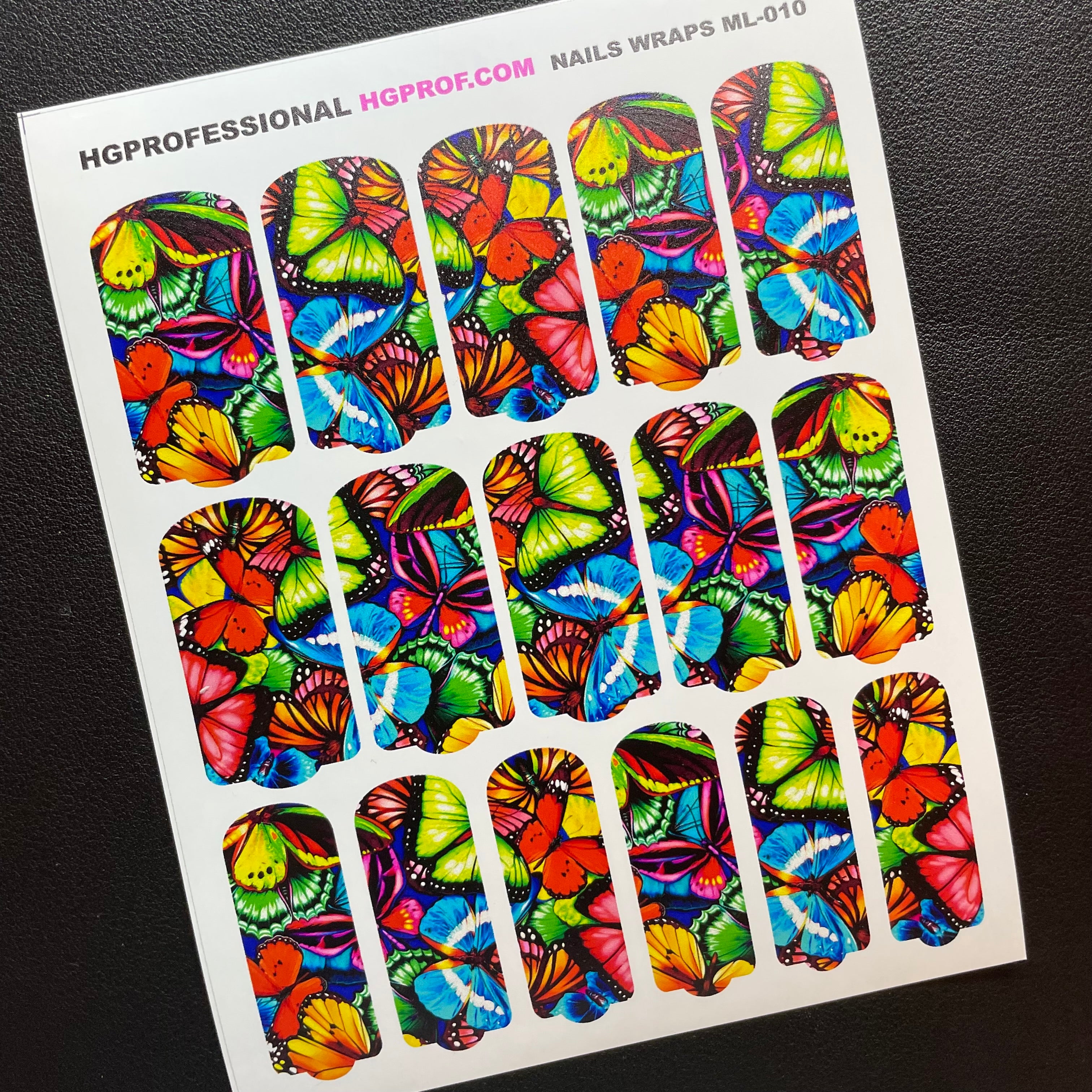 ML-010 Stickers Wraps ( Long Nails ) – HELENAHAN.PRO